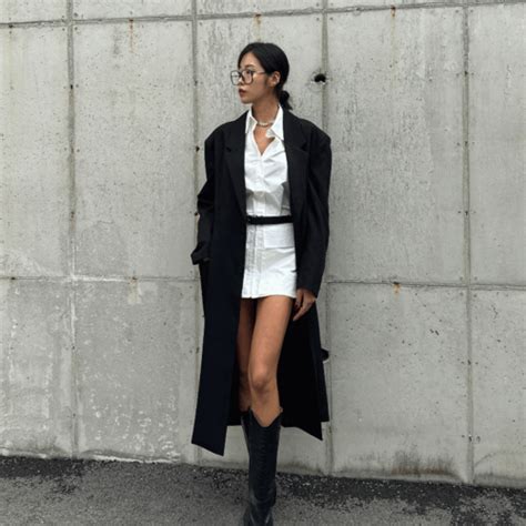 라라쏭 남녀공용 오버핏 롱코트