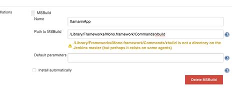 Jenkins Setup For Xamarin Forms App On Macosx Stack Overflow