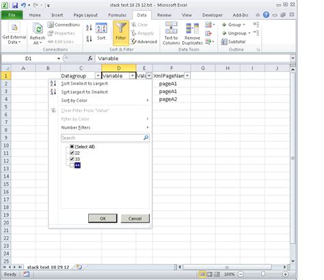 Filter Filtering Simultaneously Data Entries On Pivot Tableexcel