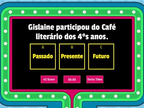 Verbo Passado Presente Ou Futuro Concurso De Preguntas