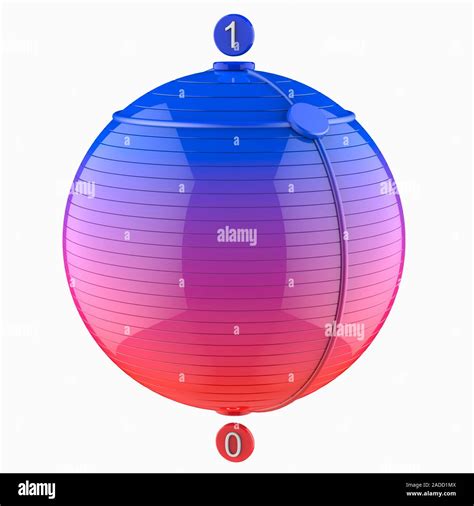 Qubit Or Quantum Bit Illustration The Qubit Is A Unit Of Quantum Information As A Two State