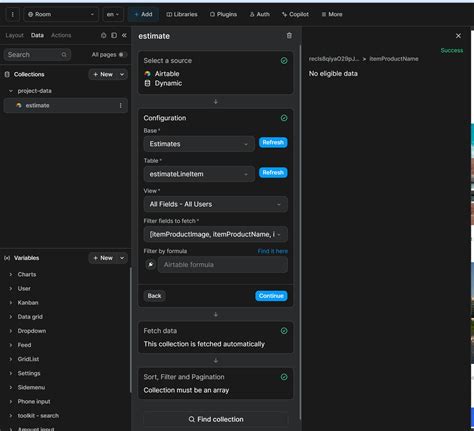 Airtable Collection No Eligible Data Ask Us Anything Weweb Community