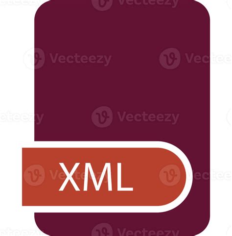 Xml File Format Icon With Contour Illustration 57326033 Png