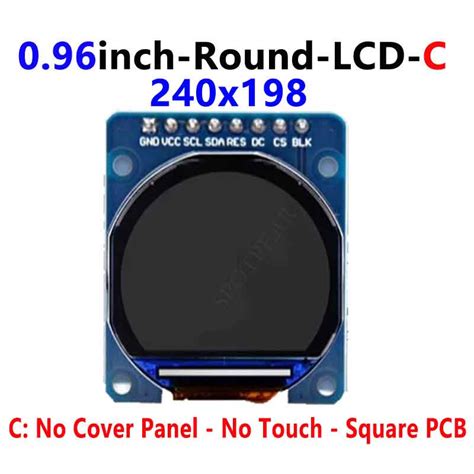096inch13inch144inch18inch Lcd Display Screen Round For Arduino Raspberry Pi Esp32 Pico Stm32