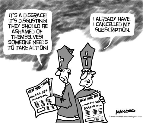 MacLeod Cartoons Church Sex Scandal The Hierarchy Takes Action