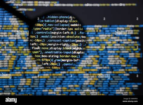Real Css Code Developing Screen Programing Workflow Abstract Algorithm