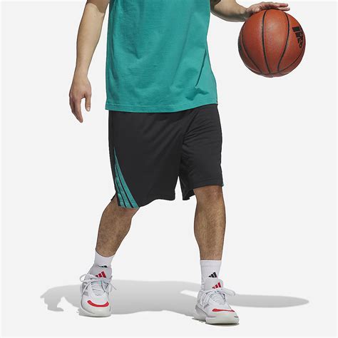Short De Basketball Homme 3 Bandes Legends Basketball Noir Adidas