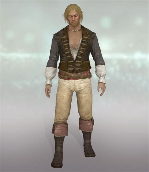 Model Edward Kenway Flashback Version Game Assassins Creed Iv