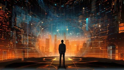 Concept That Represents Big Data Illustrating The Vastness And Complexity Of Information Being