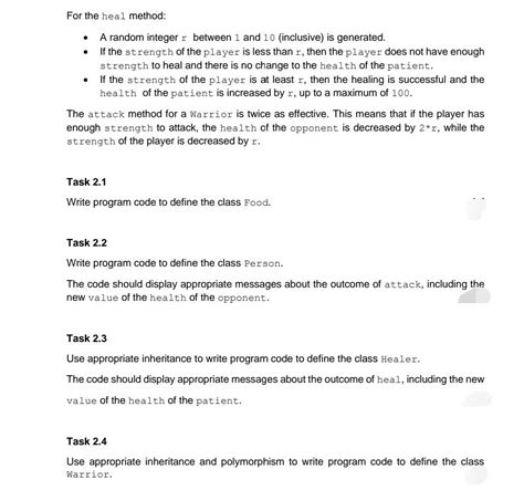 Solved A Programmer Is Writing A Program To Implement A