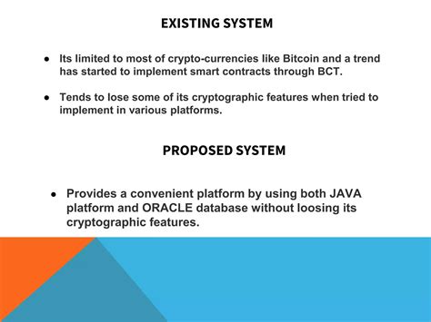 Implementation Of Block Chain Technology In Java Platform Ppt