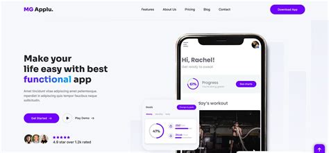Mg Applu Responsive Html App Landing Page Template Mg Technologies