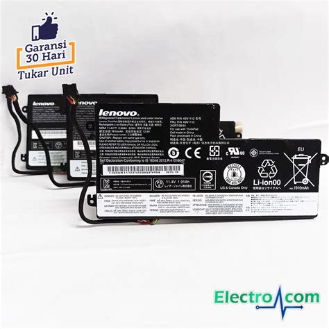 Jual Battery Batre Original Internal Lenovo Thinkpad X X X X T T Shopee