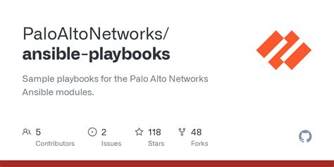 Github Paloaltonetworks Ansible Playbooks Sample Playbooks For The Palo Alto Networks Ansible