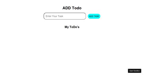 todo strikethrough codesandbox