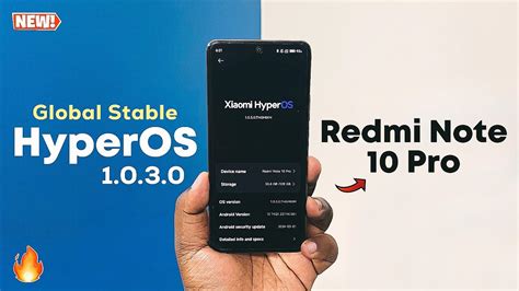 Hyperos Global Port Redmi Note Pro New Features Youtube