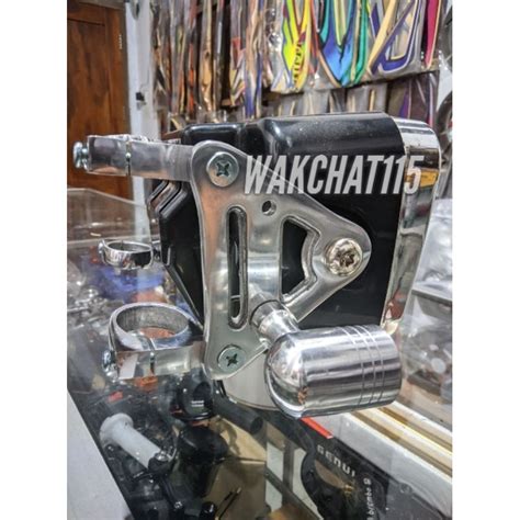 Jual Breket Dudukan Lampu Oval Rx King Rxking New Cnc Repro Shopee Indonesia