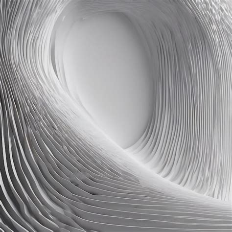 3d Renderwhite Curved Lines Technical Texture Texture Background Premium Ai Generated Image