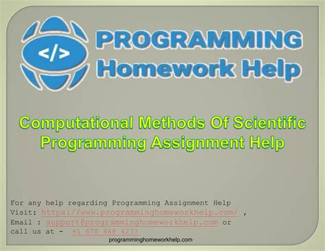 computer science programming assignment help ppt