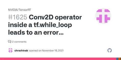 Conv2d Operator Inside A Tfwhileloop Leads To An Error Message