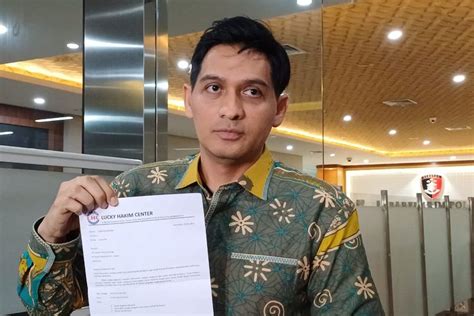 Foto Lucky Hakim Jalani Pemeriksaan Kasus Panji Gumilang Diperiksa