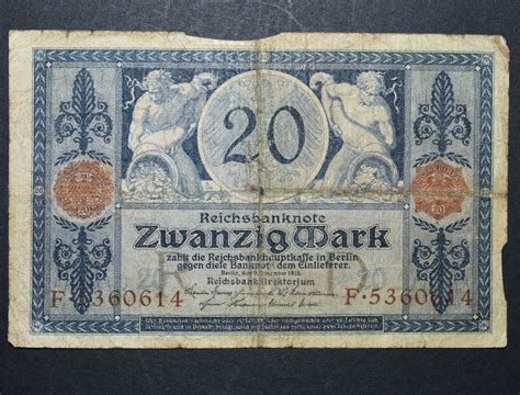 Se Produkter Som Liknar 20 Mark 1915 Tyskland Tyska På Tradera