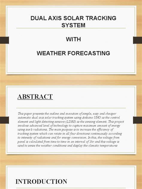Dual Axis Solar Tracking System Download Free Pdf Photovoltaics Solar Energy