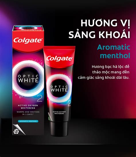 Bộ 4 Kem Đánh Răng Colgate Trắng Răng Optic White O2 Làm Trắng đột Phá