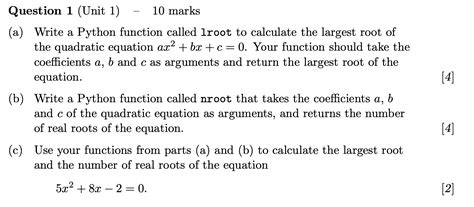 Solved A ﻿write A Python Function Called Lroot To