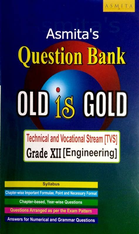 Question Bank Old Is Gold Grade Xii Engineering Technical And Vocational Stream