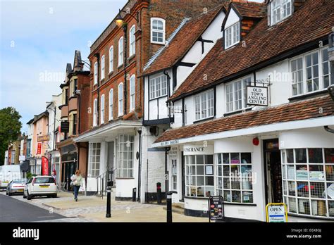High Street Old Town Hemel Hempstead Hertfordshire England Stock