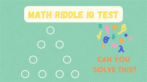 Math Riddle Iq Test Place Numbers From So That Each Side Of The Triangle Sums Up To