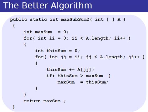 algoritma mcss maximum contiguous subsequence sum science booth