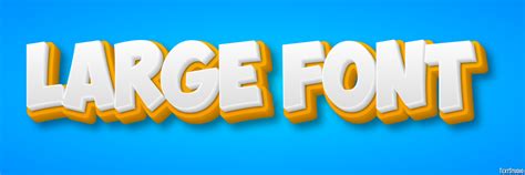 Large Font Text Effect And Logo Design Font
