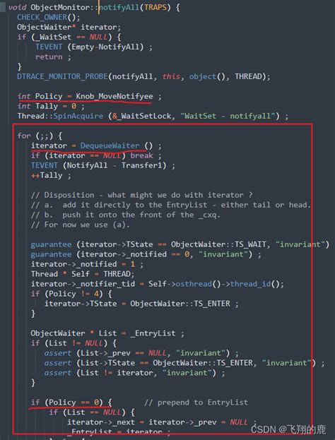 线程方法notifynotifyall源码分析 Csdn博客