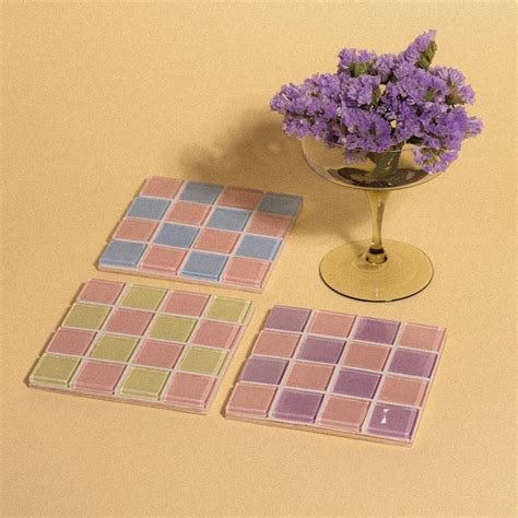 Tile Coasters Etsy