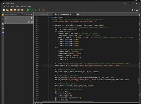 Scripteditor Findreplace Doesnt Work Scripting Mcneel Forum