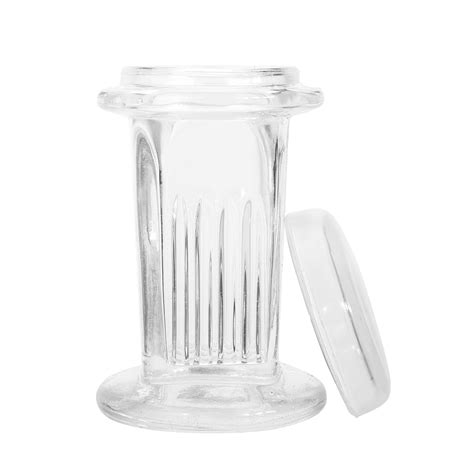 Ultechnovo Glass Staining Jar Glass Jar With Lid Clear Container With