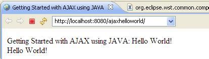 Getting Started With AJAX Using Java Javapapers