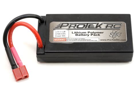 Red Rc Protek Rc 1c Lipo Pack And Connectors