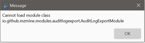 error message for audit log · issue 776 · mzmine mzmine · github