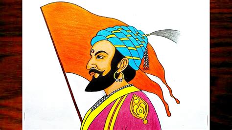 Shivaji Maharaj Drawing Easy Images