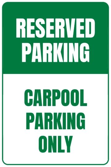 Free Reserved Parking Sign Template To Edit Online