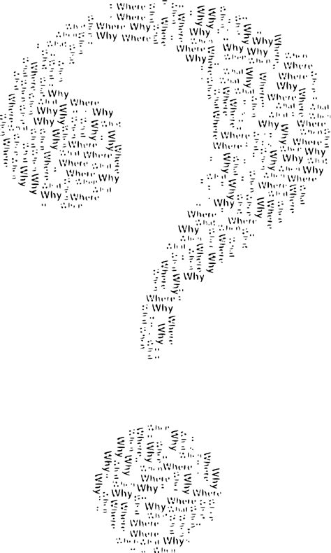 Svg 언제 물음표 왜 무료 Svg 이미지 및 아이콘 Svg Silh