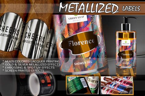 Metallized Labels Security Labels Labels Bottle Labels