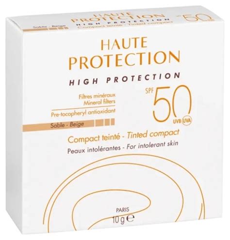 Avene Sun Слънцезащитна минерална пудра за лице за чувствителна и нетолерантна кожа Spf50 Нюанс