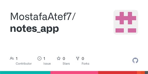 Github Mostafaatef7notesapp