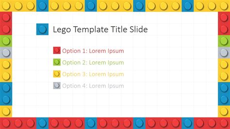 Lego PowerPoint Template SlideModel