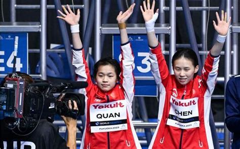 陳芋汐全紅嬋衛冕世錦賽女雙10米台 香港商報