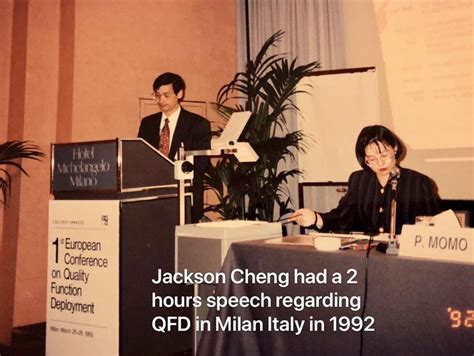 Jackson Cheng On Linkedin Qfd Application Experience Sharing In The Meeting